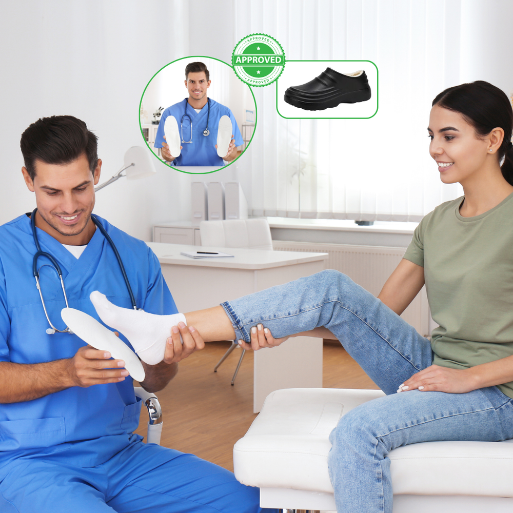 Torrey Fuzzy - Healthy & Non-Slip Comfort Clogs