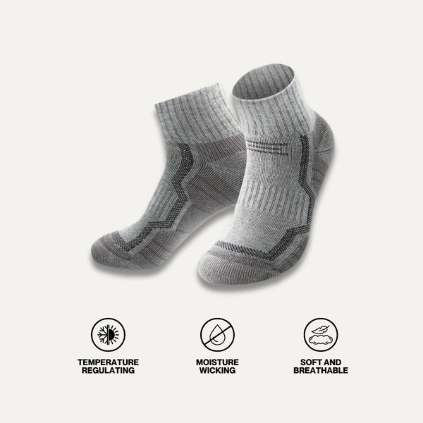 Armadilo Moisture-Wicking Ankle Socks